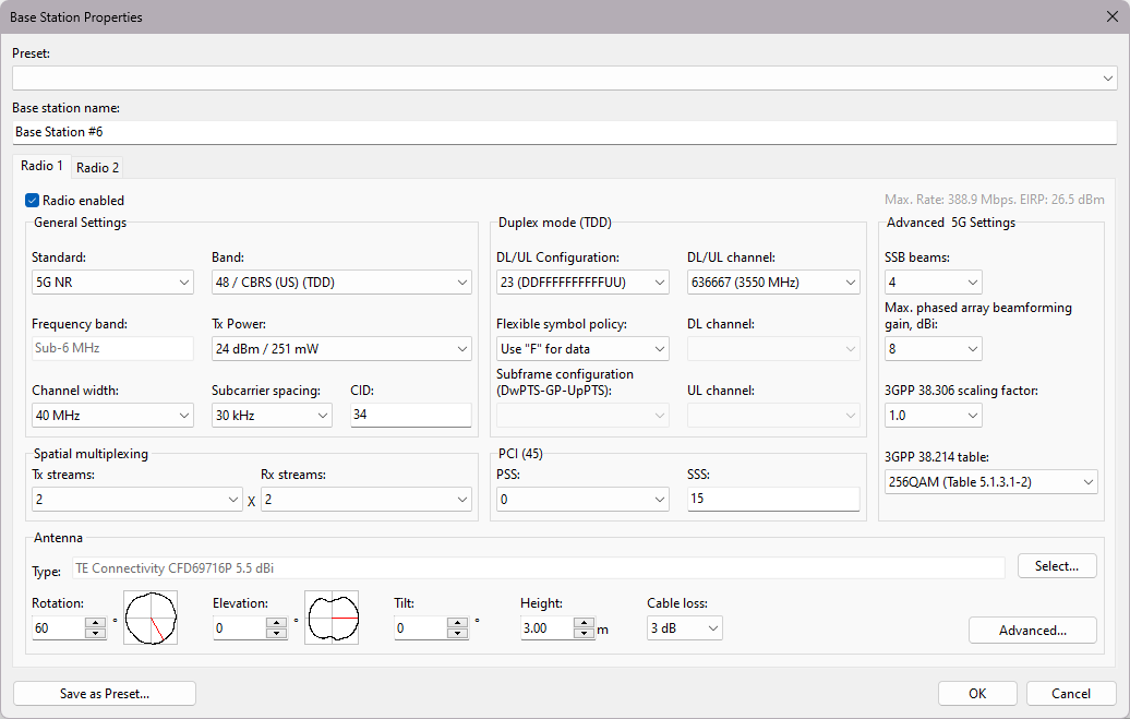 TamoGraph LTE/5G: Plan and Visualize Cellular Networks