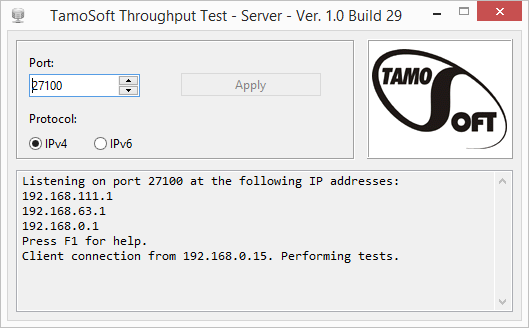Tamosoft Throughput Test Free Wlan Performance Meter